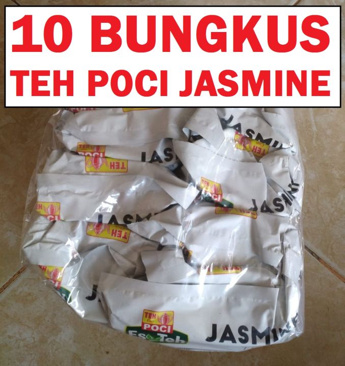 tjr- (10 bngks) teh poci jasmine jumbo 100gr PACK isi 10 teh poci celup ...