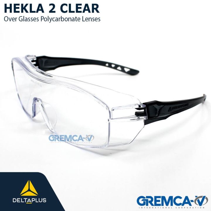 Delta Plus Hekla2 Over Glasses Clear Safety Protective Eyewear☬ | Lazada PH