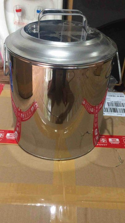Panci Stainles uk 20 / Dandang Stainles / Panci air / Tong air ...