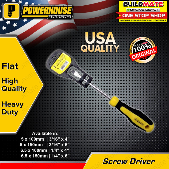 POWERHOUSE Screwdriver PHILIP / FLAT Slotted Screw Driver SOLD PER ...