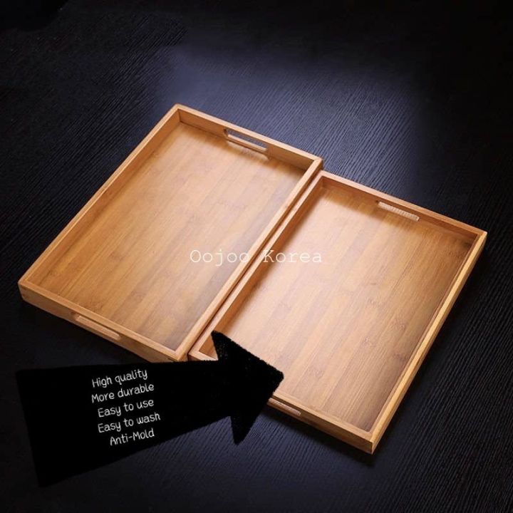 Back-to-Nature Bamboo Serving Tray Dulang balang kuih (small/medium/big ...