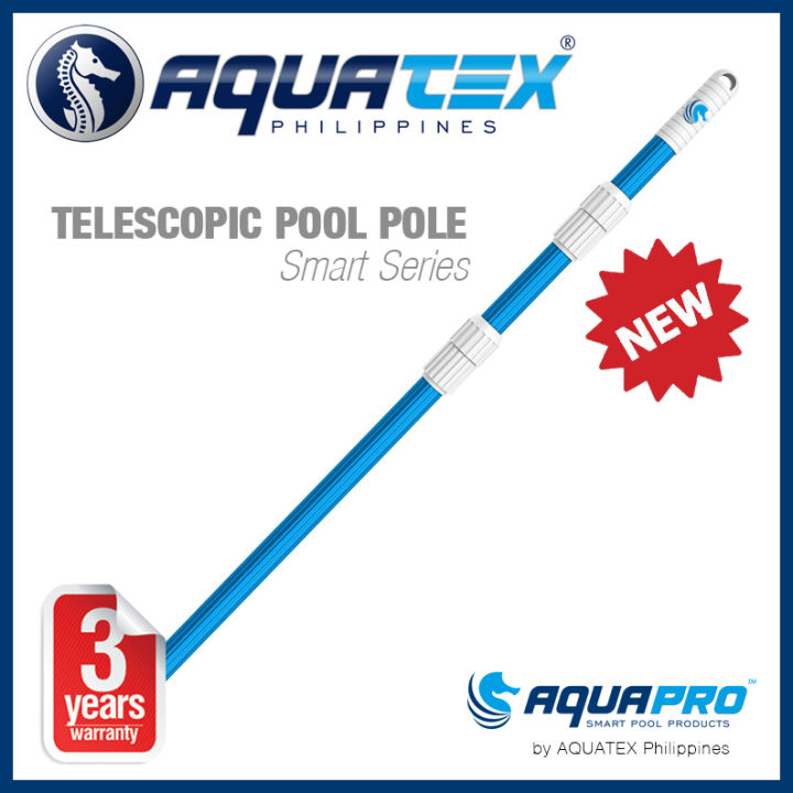 AQUAPRO Telescopic Pool Pole - smart series 8ft / 12ft / 16ft | Lazada PH