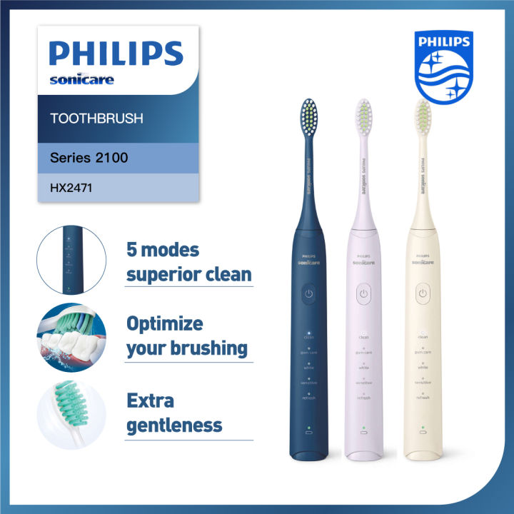 Philips HX2471 Electric Toothbrush Adult Intelligent Ultrasonic ...