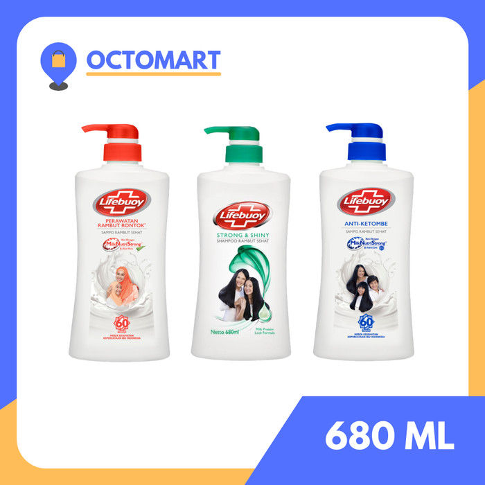 LIFEBUOY Shampoo Botol 680ML / Shampo / Sampo Hair Perawatan Rambut ...