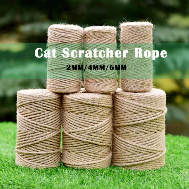 32.8ft DIY Cat Scratcher Rope Natural Sisal Rope for Cats Scratching ...