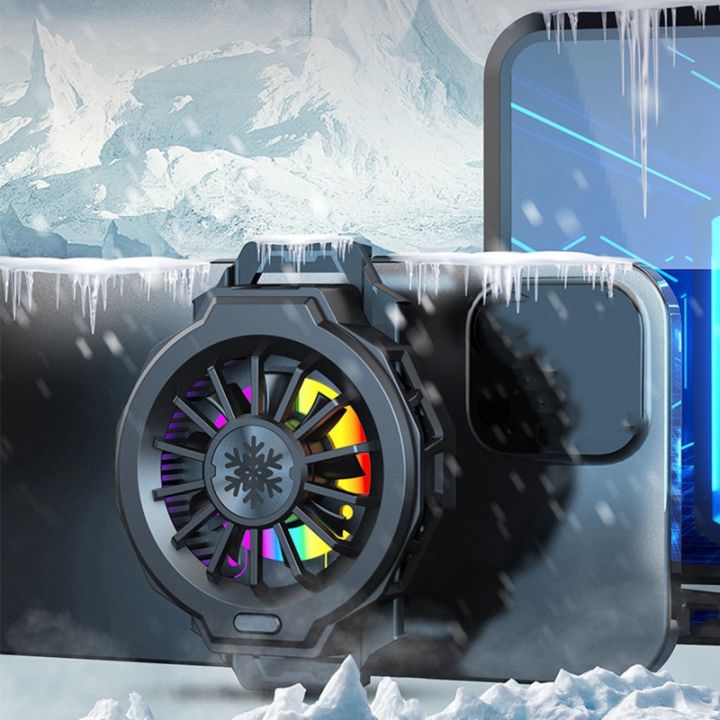 Gaming Cell Phone Cooler Semiconductor Cooling with Cool RGB Radiator ...