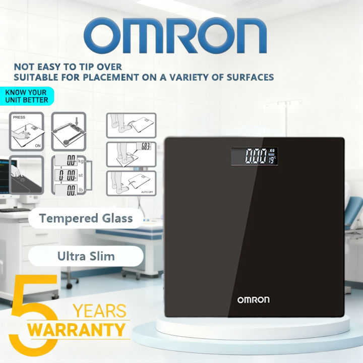 Omron Digital Body Weight Scale Electronic LED Display Human Weight ...