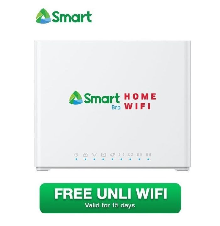 SMART Bro Home WiFi CAT6 LTE-Advanced (Evoluzn ID5L) w/ FREE! UNLI DATA ...