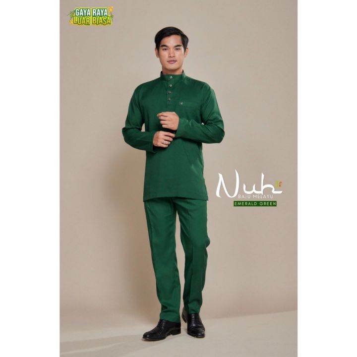 BAJU MELAYU SLIM FIT 2024 (FREE BUTANG & LOGO METAL) | Lazada