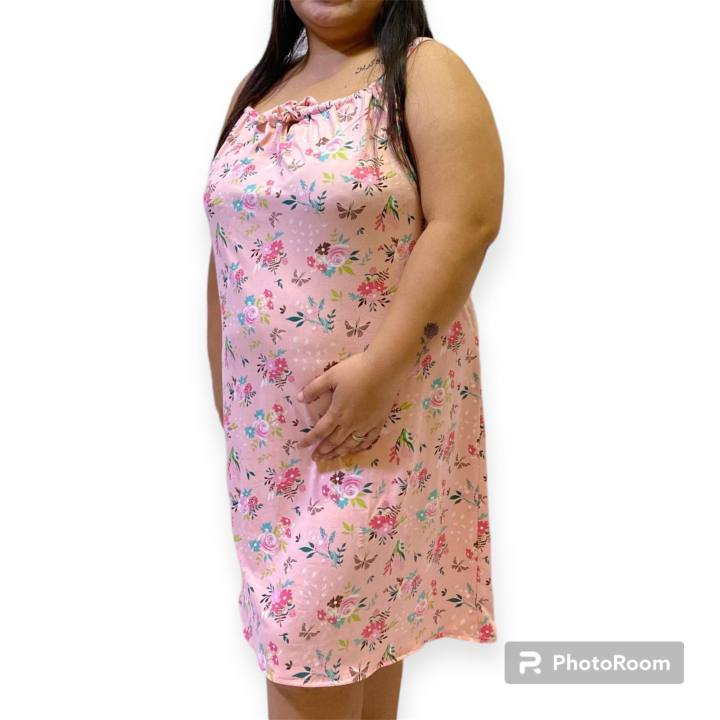 Daster Pambahay Pantulog floral for women nanay lola mommy pregnant ...