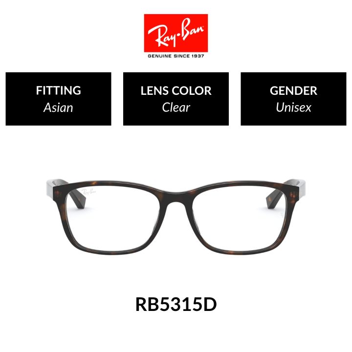 Ray-Ban - RX5315D 5211 size 53 แว่นสายตา | Lazada.co.th