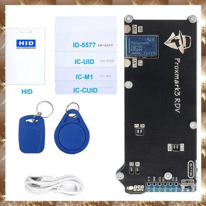 (UFZN) NFC 125KHz 13.56MHz Reader Writer Duplicator RFID Proxmark3 RDV2 ...