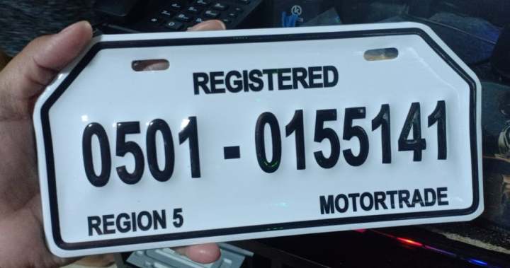 (METAL) MOTORCYCLE PLATE | Lazada PH