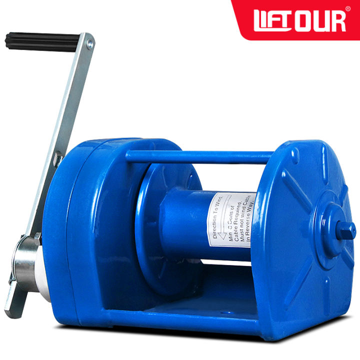 Heavy-duty manual winch tractor self-locking hand winch with brake ...