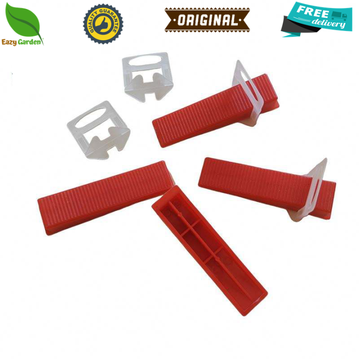 100 Pcs Insert Wedge Tile Leveler Systemy Transparent Clips For Tile ...