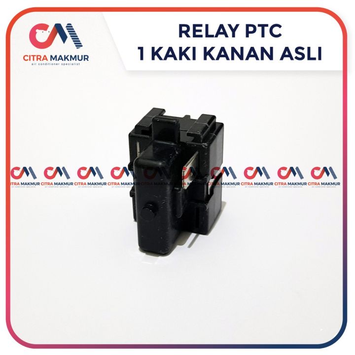Relay PTC 1 kaki kanan ASli atas Kulkas 2 Pintu kotak hitam ...