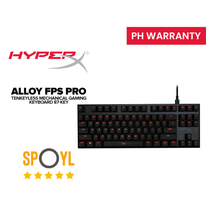 HyperX Alloy FPS Pro Tenkeyless Mechanical Gaming Keyboard 87-Key ...