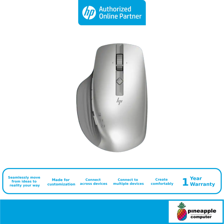 HP Silver 930 Creator Wireless Bluetooth Mouse | Made for customization ...