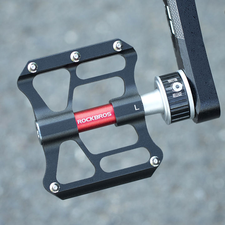 ROCKBROS Quick Release Bike pedal High speed Bearing Ultralight ...
