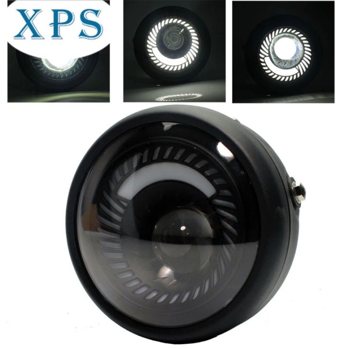 xps 6.5'' Motorcycle Cafe Racer Vintage Universal LED Protection ...