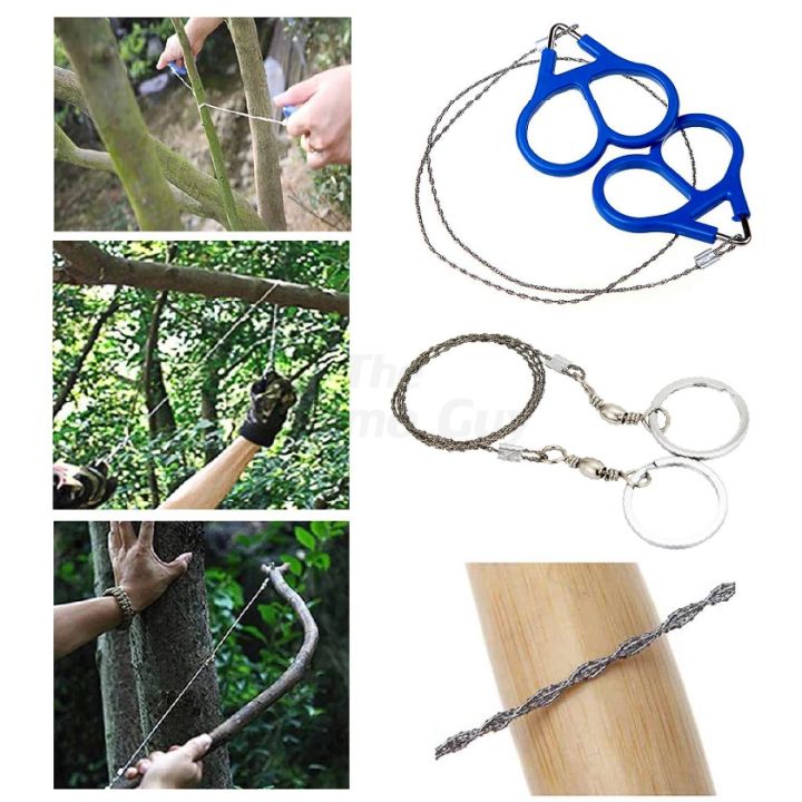 Stainless Steel Pocket Wire Cable Saw Tool for Emergency Wilderness ...