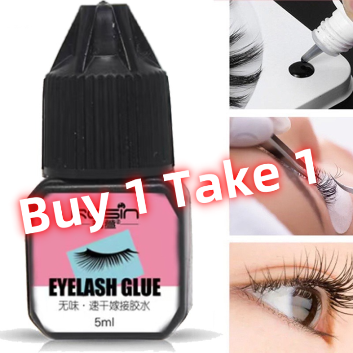 (Buy 1 Take 1)Eyelashes Glue Grafting Glue for Eyelashes Extensions 5ML ...