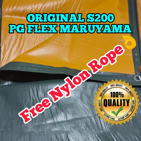PG Flex Maruyama 100% Original Heavy Duty Lona Trapal Tolda Waterproof ...