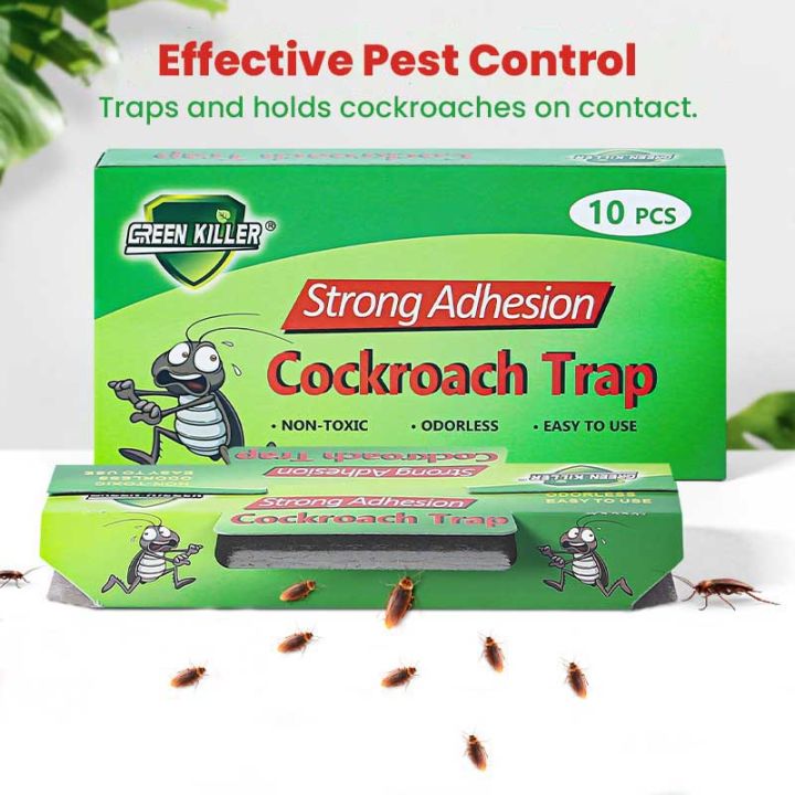10sheets Cockroach Killer Roach Traps Roach Bait Roach Motel Cockroach ...