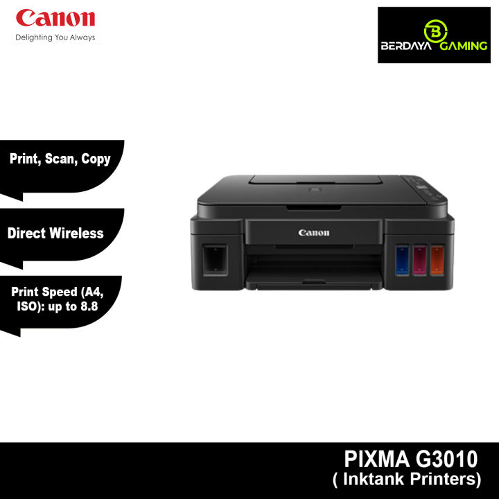 CANON PIXMA G3010 INK TANK ALL IN ONE PRINTER | Lazada