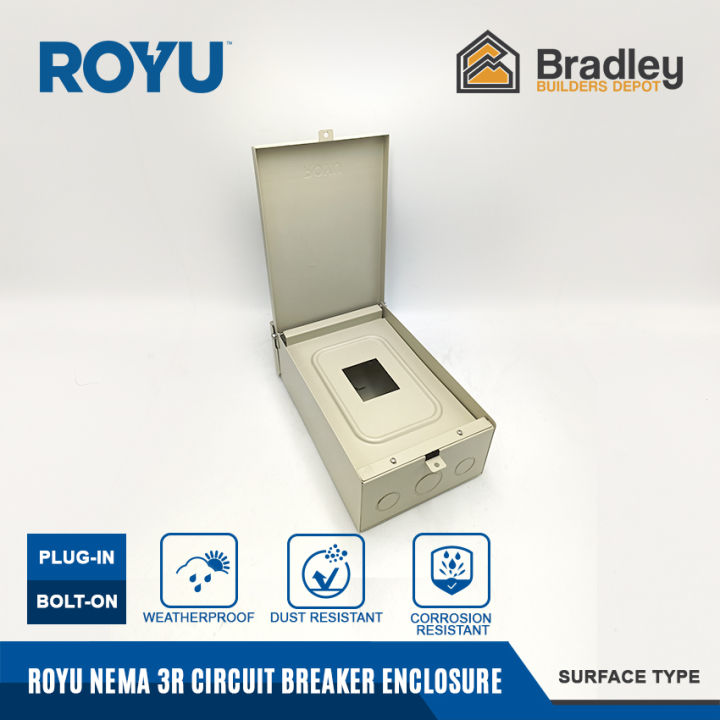 Royu NEMA 3R Circuit Breaker Enclosure (Plug-in | Bolt-on) | Lazada PH