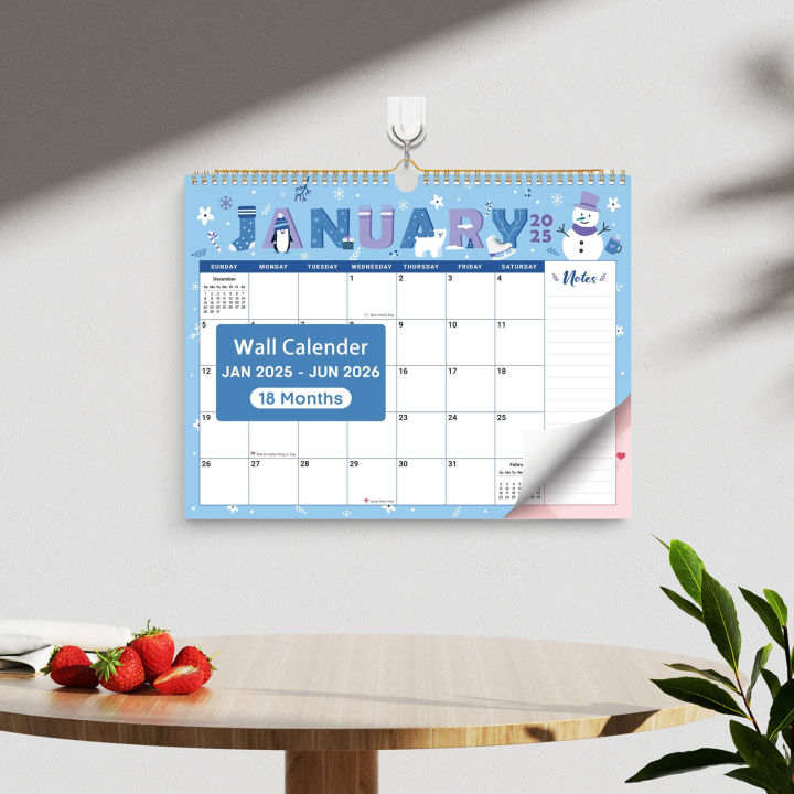 Springl Wall Calendar Double Wire Binding Command Center Wall Calendar ...