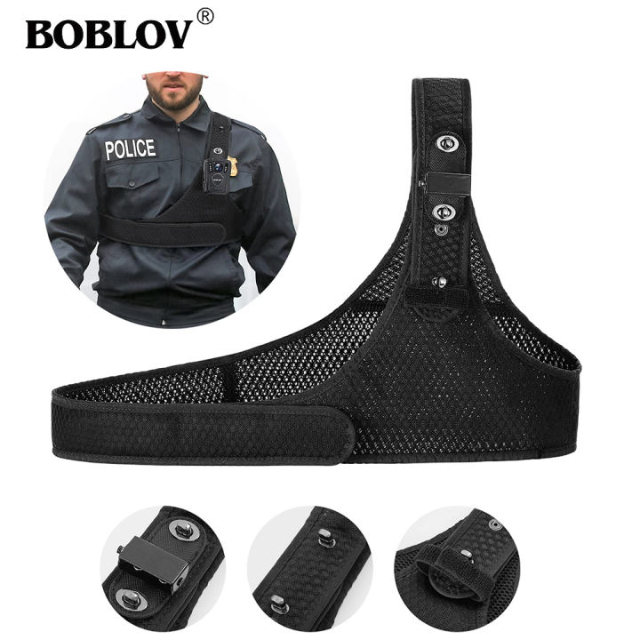 BOBLOV Body Camera Chest Vest, Adjustable Durable Shoulder Single Chest Harness Mount Belt for ...