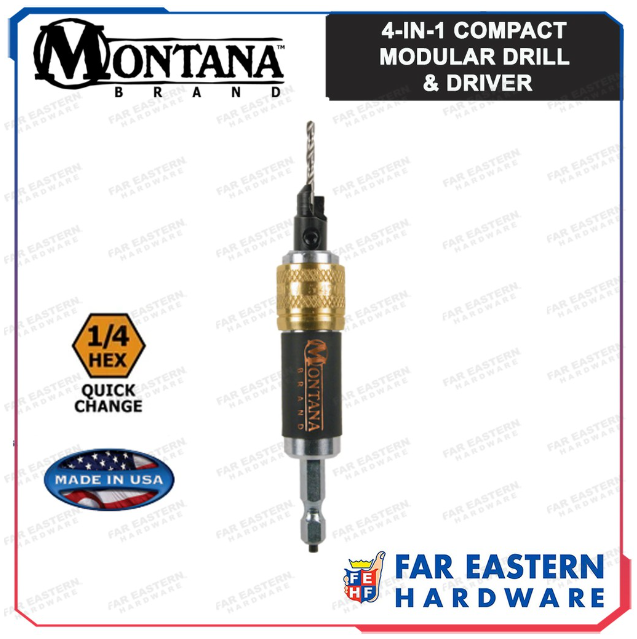 MONTANA 4-in-1 Compact Modular Drill & Driver #6 #8 #10 #12 | Lazada PH