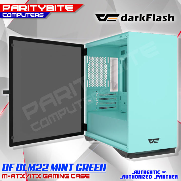 DarkFlash DLM 22 NEO MINT LUXURY M-ATX Door Opening of Tempered Glass ...