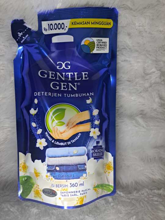 Gentle Gen Liquid Detergent Morning Breeze REFFIL - 360 ML / Detergent ...