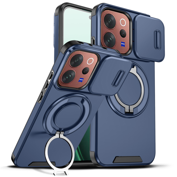 Casing For Vivo V70 Elite VivoV70 V70Elite 5G Sliding Window Ring Phone ...
