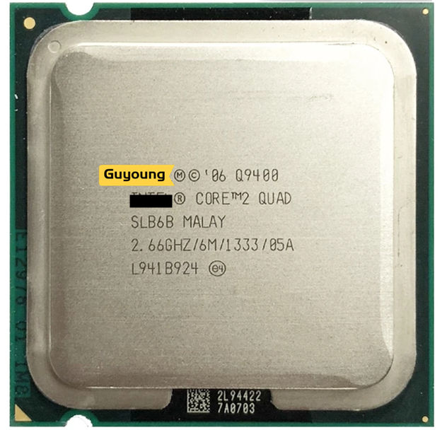 Core 2 Quad Q9400 2.6 GHz Used Quad-Core Quad-Thread CPU Processor 6M ...