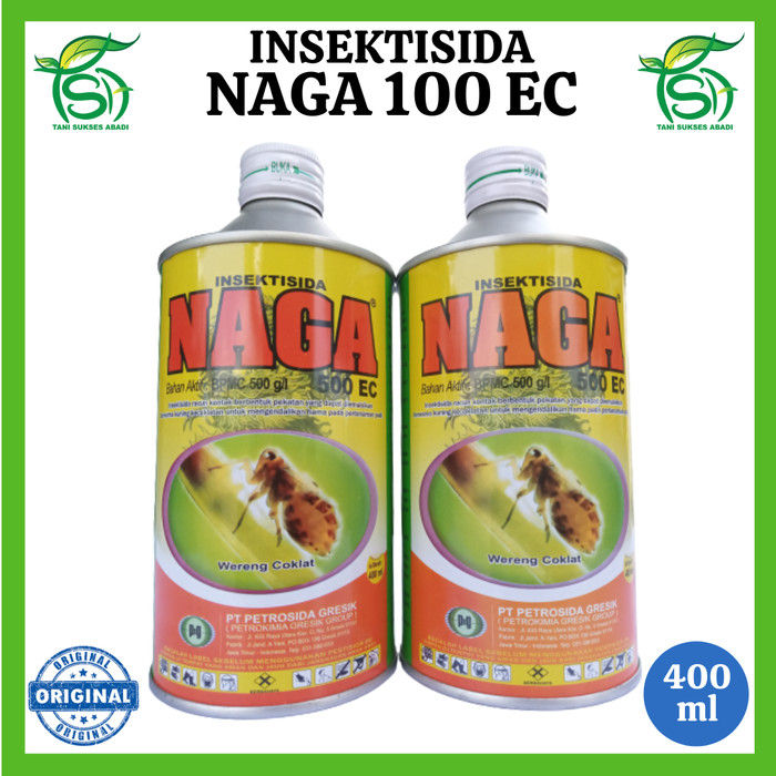 Insektisida NAGA 500 EC (400 ml) - Obat Hama Wereng & Belalang Padi ...