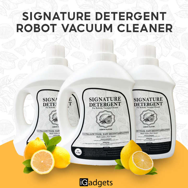 Signature Detergent For Robot Vacuum Cleaner Ultra-Low Foam Easy ...