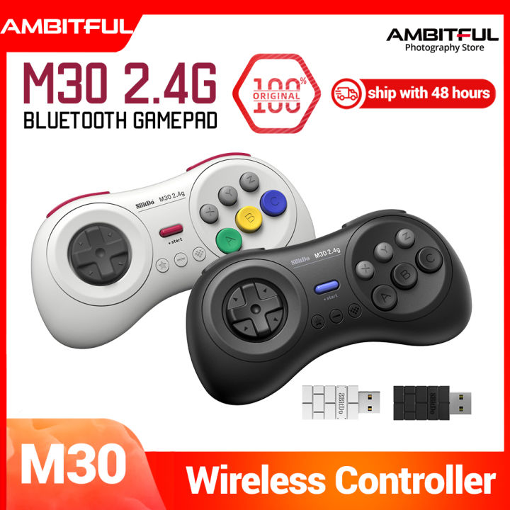 8BitDo M30 2.4G Wired Controller for Xbox Series X/S, Xbox One, and Windows with 6-Button Layout ...