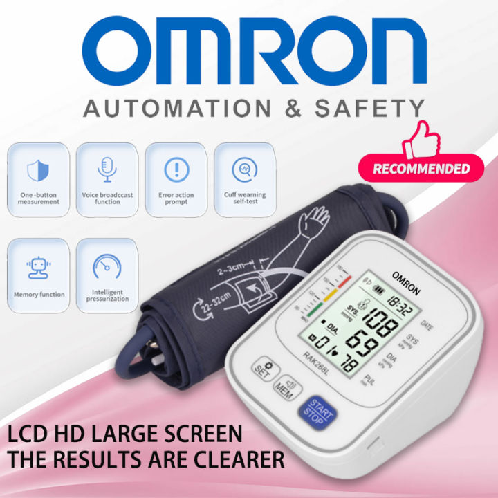 Omron Blood Pressur Monitor Fully Automatic Blood Pressure Digital ...