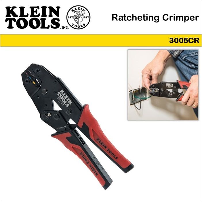 Klein Tools Ratcheting Crimper - 3005CR | Lazada PH