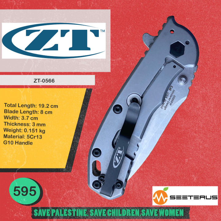 Zero Tolerance ZT-0566 Red | Lazada