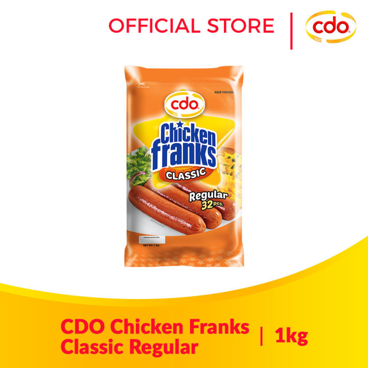 CDO Chicken Franks Classic Regular 1kg | Lazada PH