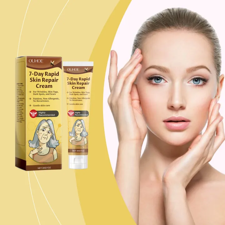 Ouhoe 7-Day Rapid Skin Repair Cream Firming Skin Texture Refreshing ...