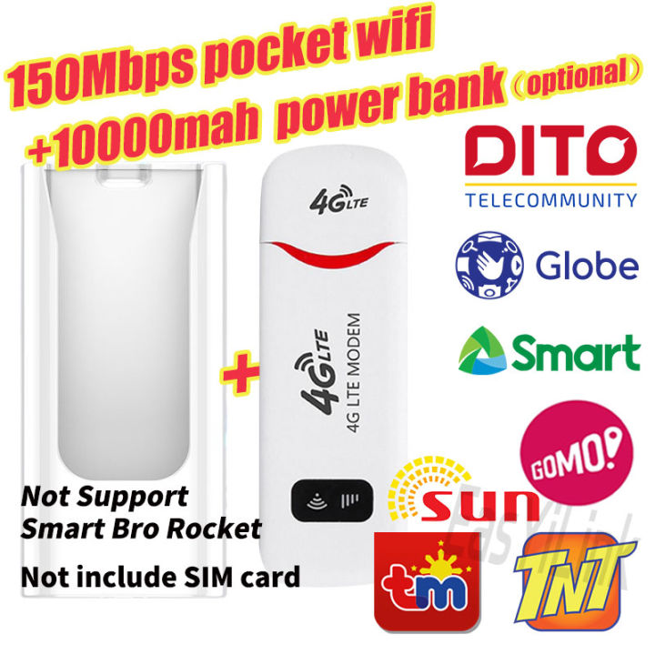 VEMO Portable Mobile WiFi Charging Compartment 4G Network Portable Wireless Router Dedicated ...