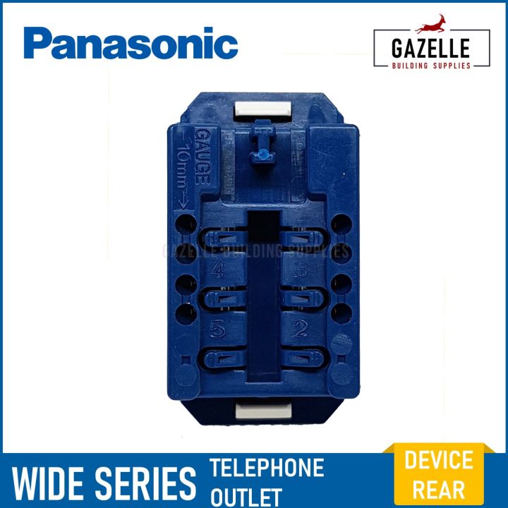 Panasonic Wide Series Telephone Outlet - 1, 2 Gang or Device Only ...