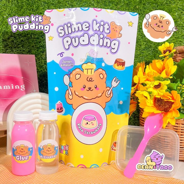 SLIME KIT PUDDING BY SLIME BINTARO || SLIME KIT || BIKIN SLIME SENDIRI || TOFU SLIME | Lazada ...