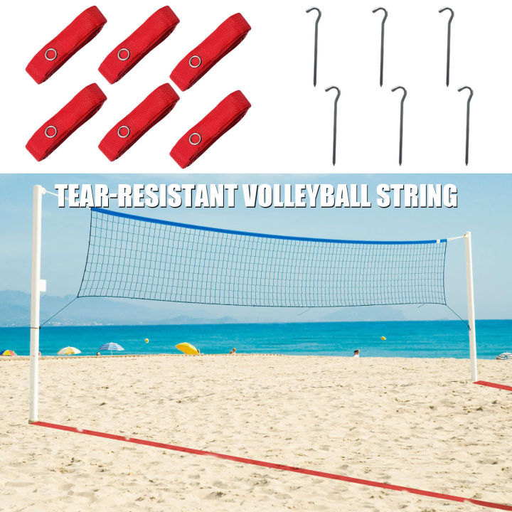 Weather-resistant Volleyball Line 6pcs Beach Volleyball Lines Set with ...