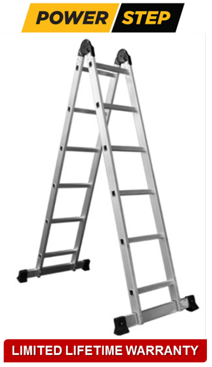 Power Step Aluminum Dual Ladder 6/12ft | Lazada PH